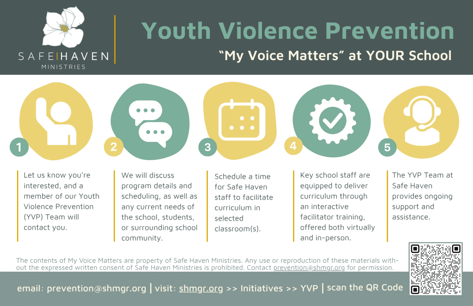 My Voice Matters School Partnership – Safe Haven Ministries